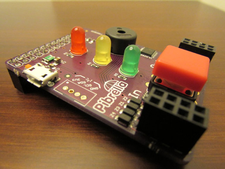 Pibrella electrónica para torpes con la Raspberry Pi