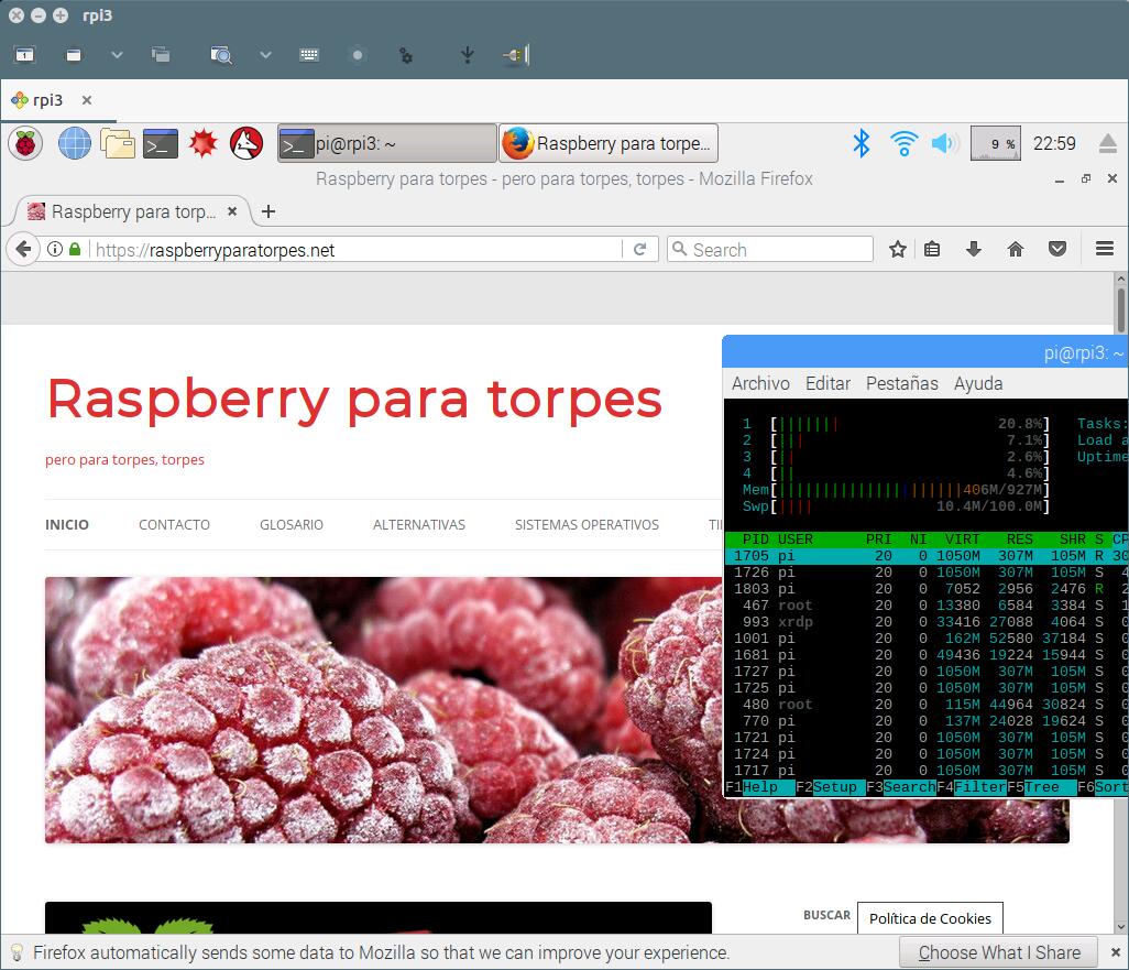 Instalar Firefox en la Raspberry Pi — Raspberry para torpes