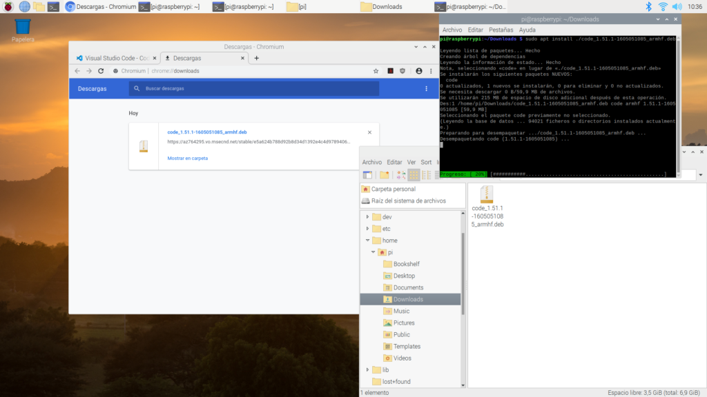 Visual Studio Code oficial para Raspberry Pi — Raspberry para torpes